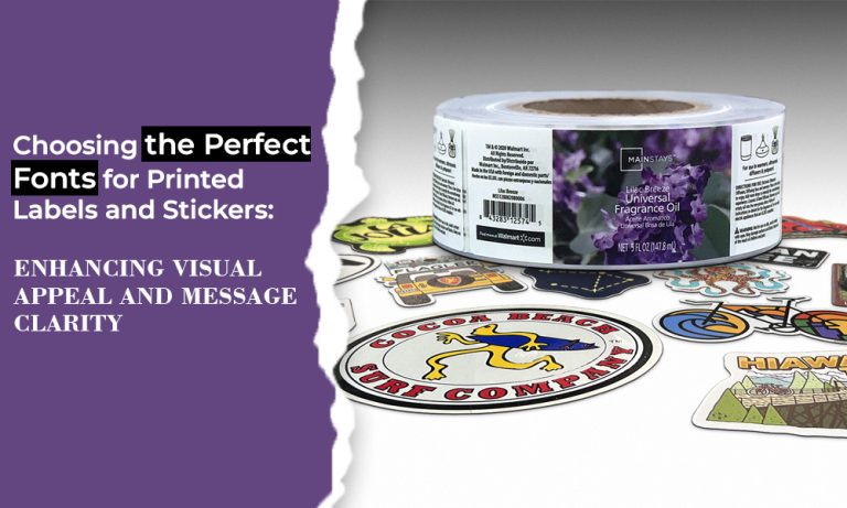 Choosing the Perfect Fonts for Printed Labels and Stickers: Enhancing ...